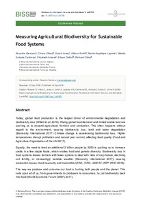 Measuring agricultural biodiversity for sustainable food systems