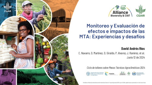 Monitoreo y evaluación en las MTA en Latinoamérica | Alliance Bioversity International - CIAT