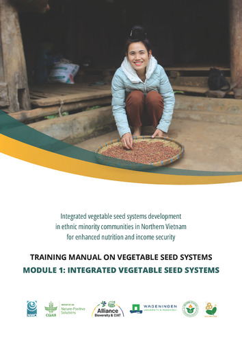Training manual on vegetable seed systems. Module 1: Integrated ...