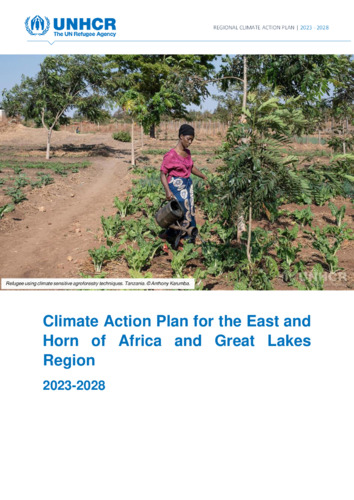 Climate Action Plan for the East and Horn of Africa and Great Lakes ...