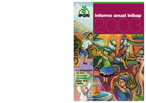 INIBAP informe anual 2003 | Alliance Bioversity International - CIAT