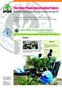 The Cyber Plant Conservation Project: promoting plant biodiversity ...
