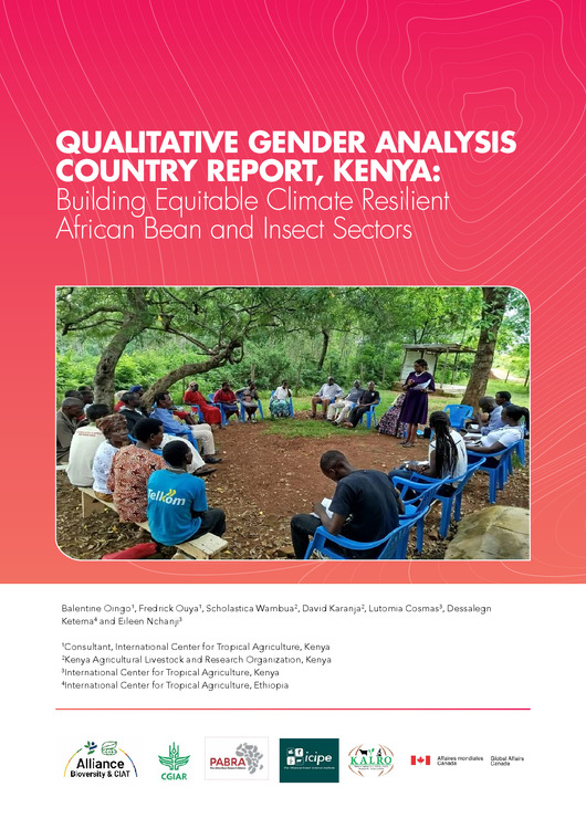 Qualitative gender analysis country report, Kenya: Building equitable ...