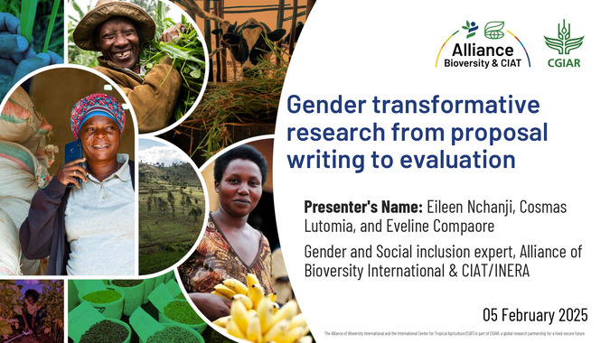 Gender transformative research from proposal writing to evaluation ...