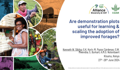 Are demonstration plots useful for learning & scaling the adoption of ...