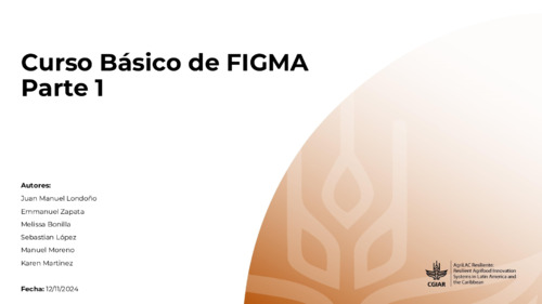 Curso Básico de FIGMA Parte 1 and 2 | Alliance Bioversity International - CIAT