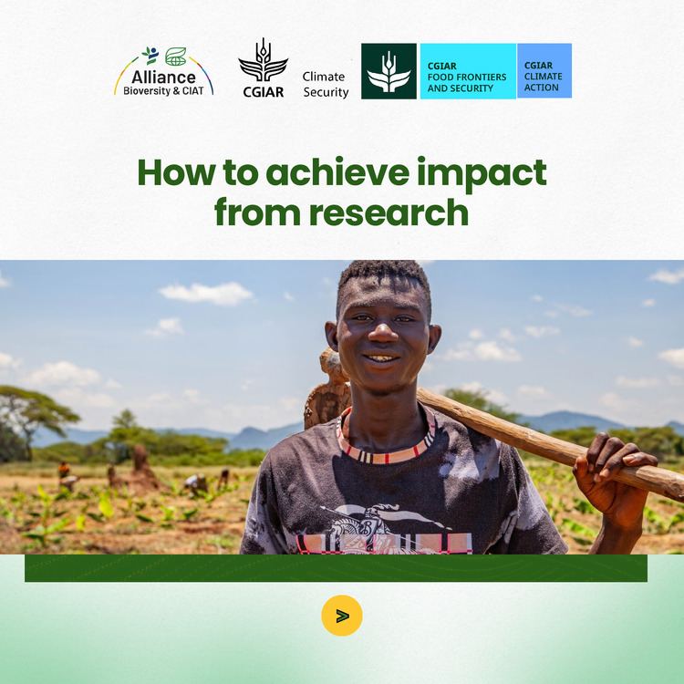 How to achieve impact from research | Alliance Bioversity International ...