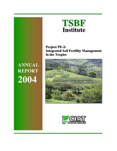 TSBF Institute: Annual Report 2004: Project PE-2