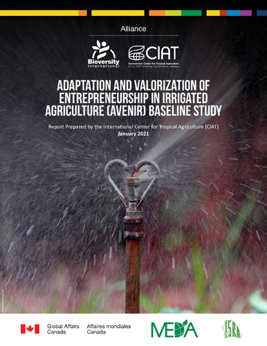 Adaptation and Valorization of Entrepreneurship in Irrigated Agriculture (AVENIR) baseline study ...