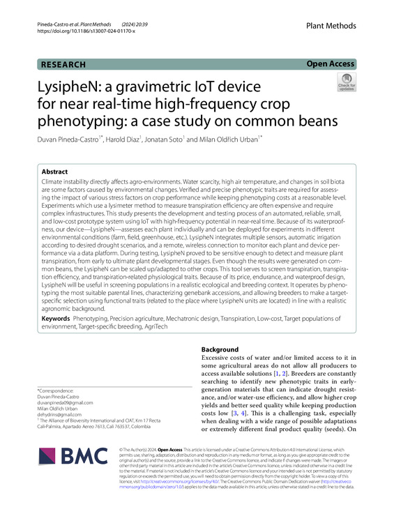 LysipheN: a gravimetric IoT device for near real-time high-frequency ...
