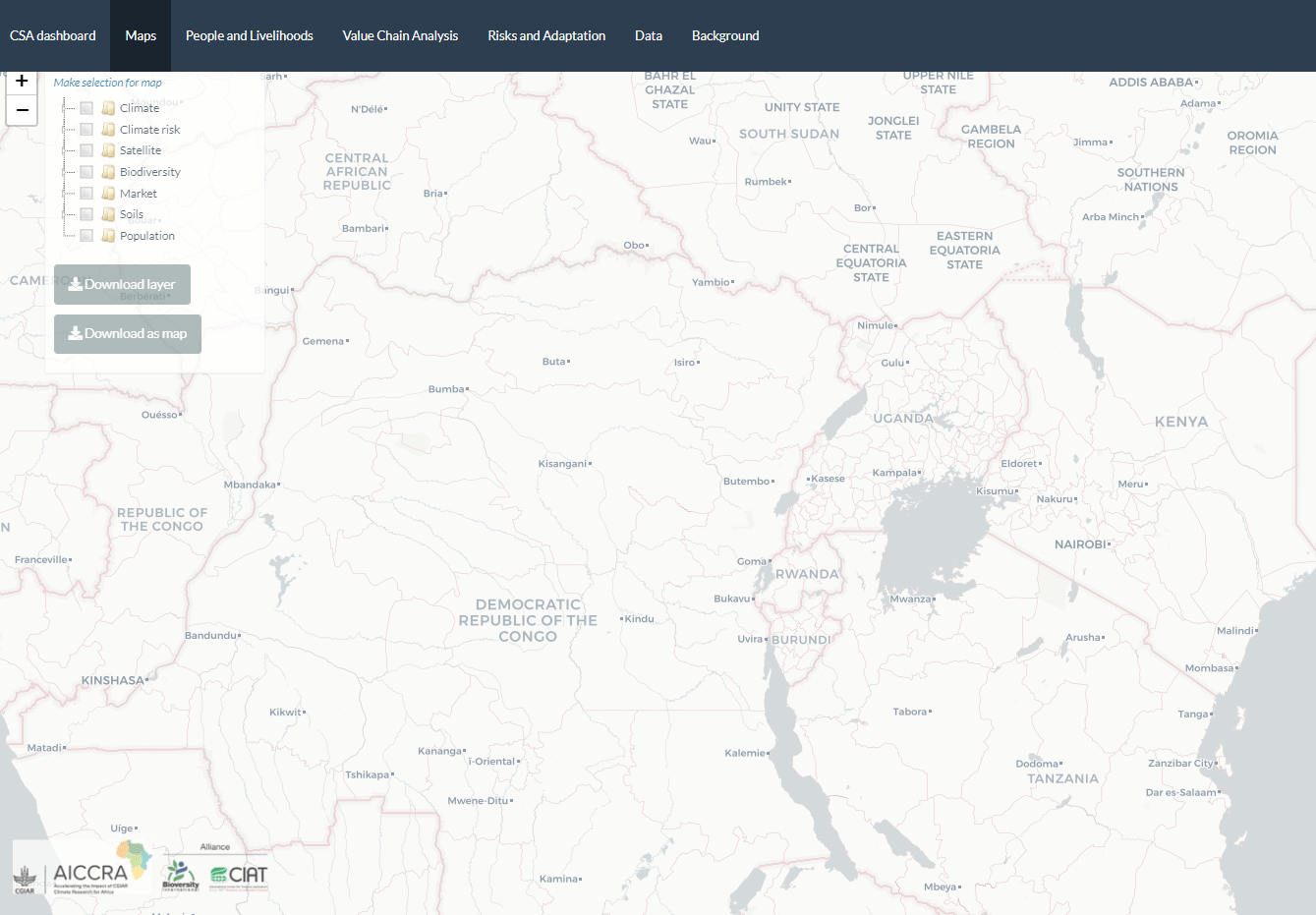 CSA dashboard - Kenya country profiles | Alliance Bioversity ...