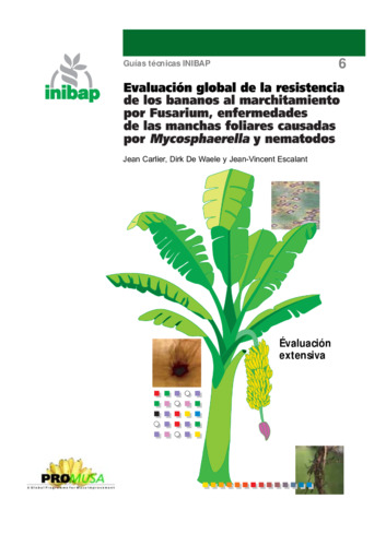 Evaluación global de la resistencia de los bananos