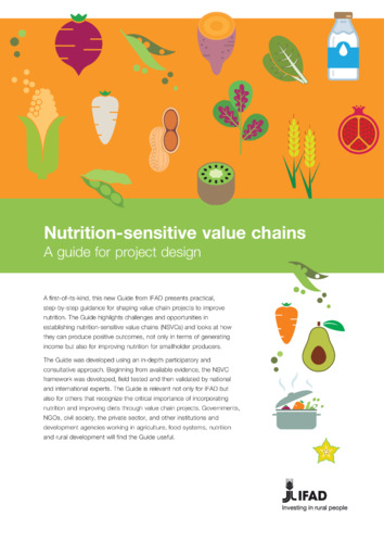Nutrition-sensitive value chains: A guide for project design