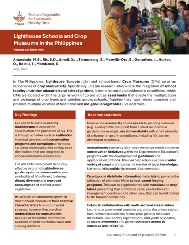 Lighthouse Schools and Crop Museums in the Philippines | Alliance ...
