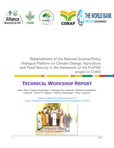 Establishment of the national science-policy dialogue platform on ...