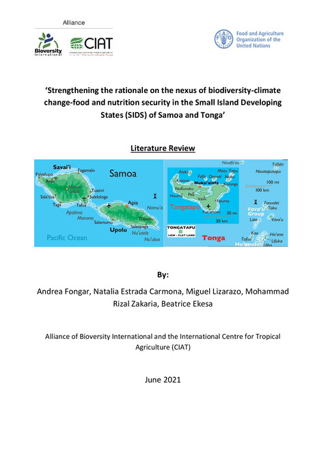 Strengthening the rationale on the nexus of biodiversity-climate change ...