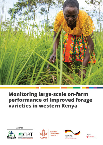 Monitoring large-scale on-farm performance of improved forage varieties ...