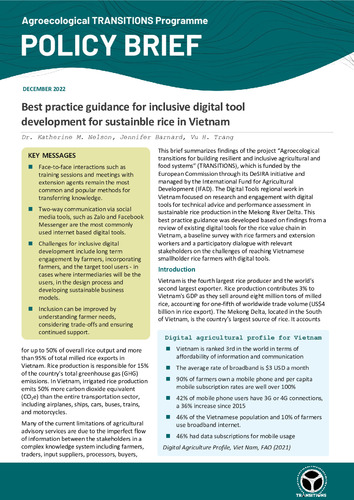 Best practice guidance for inclusive digital tool development for ...
