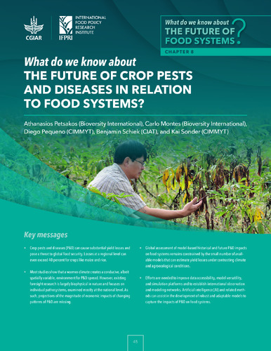 What do we know about the future of crop pests and diseases in relation ...