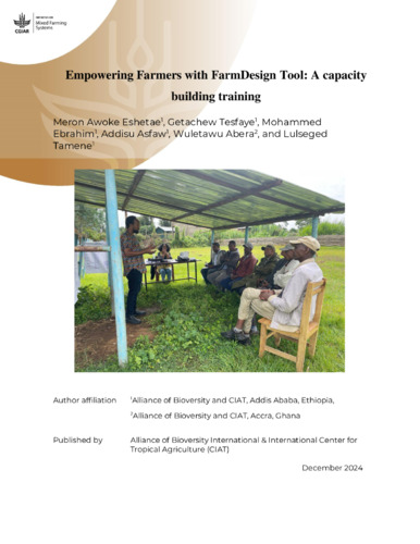 Empowering farmers with FarmDesign Tool: A capacity building training ...