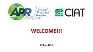 Welcome to CIAT APR 2015 | Alliance Bioversity International - CIAT