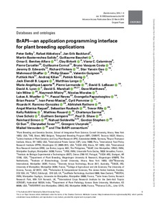 BrAPI - an application programming interface for plant breeding ...