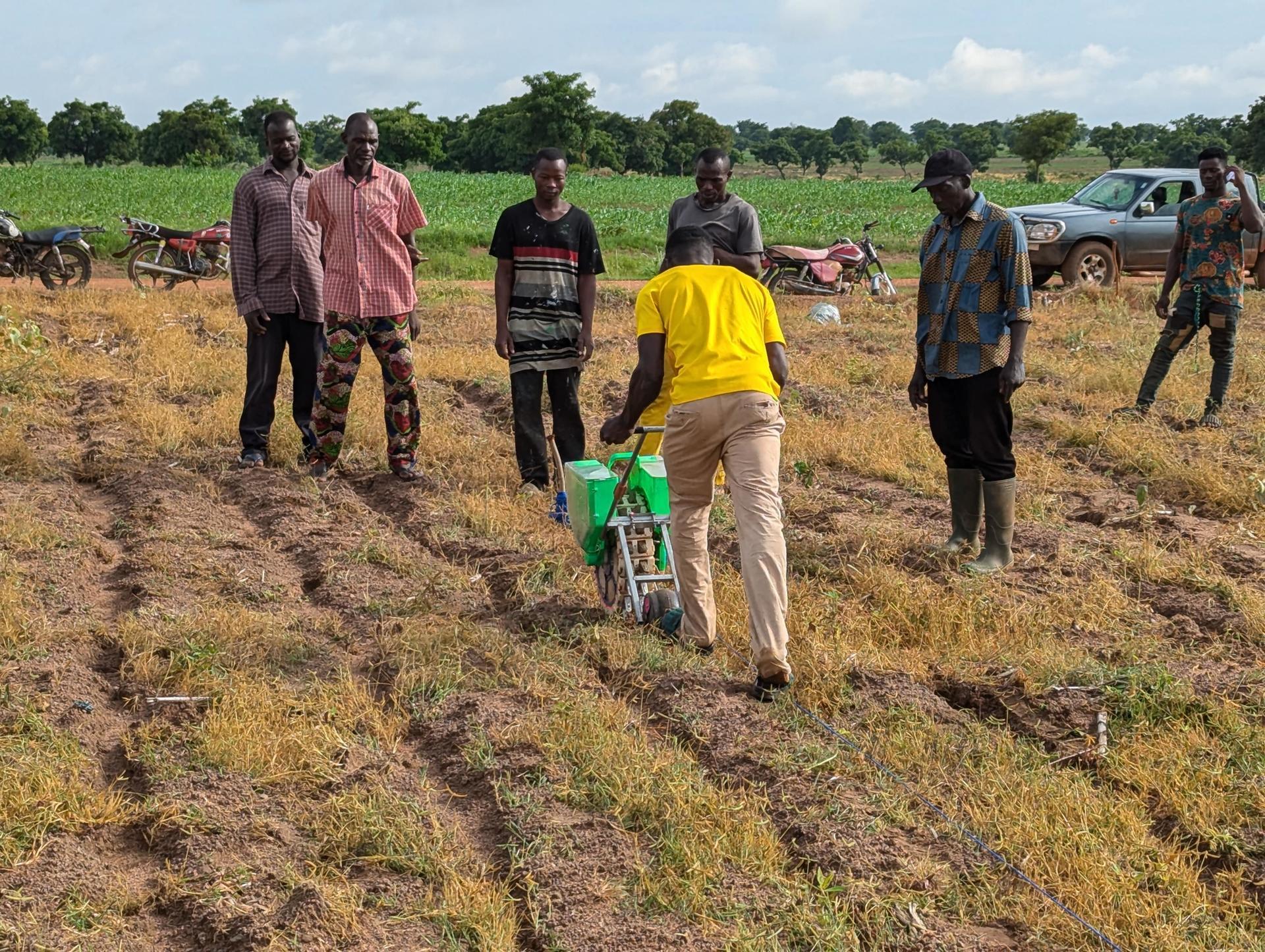 Establishing Demonstration Farms in Ghana