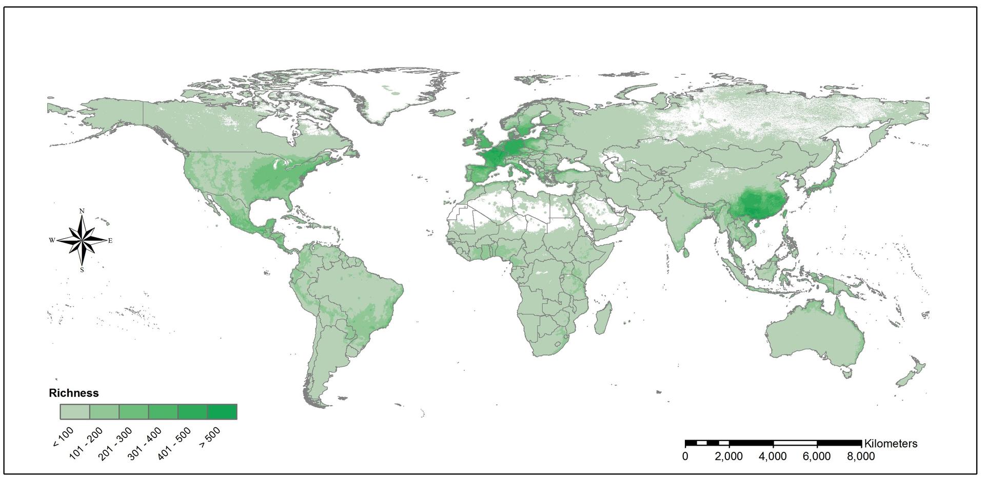 An indicator of the conservation status of useful wild plants