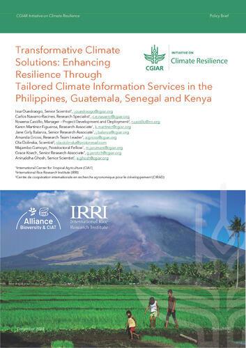 Agro-Climatic Advisory Portal (ACAP) | Alliance Bioversity International - CIAT