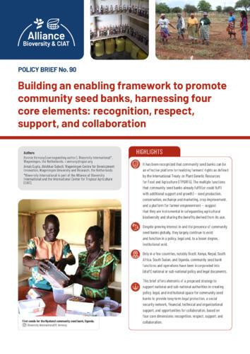 “Opening our eyes” -Community seed banks at the heart of Peru’s ...