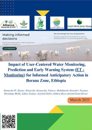 User-Centered Water and Pasture Monitoring