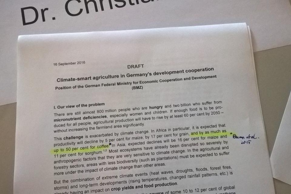 CIAT supports climate-smart agriculture